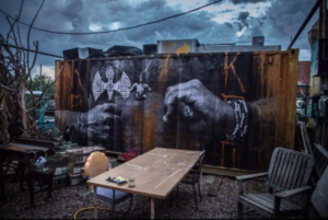 Storage Container Mural by Chip Thomas - BICAS