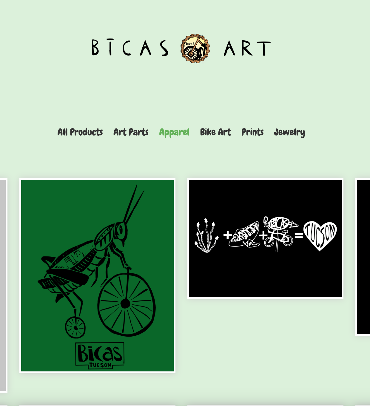 Shop BICAS Art | Bicycle Inter Community Art And Salvage
